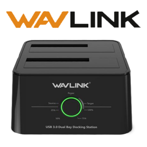 Wavlink USB3 Dual Bay HDD Docking Station | CKTechCheck
